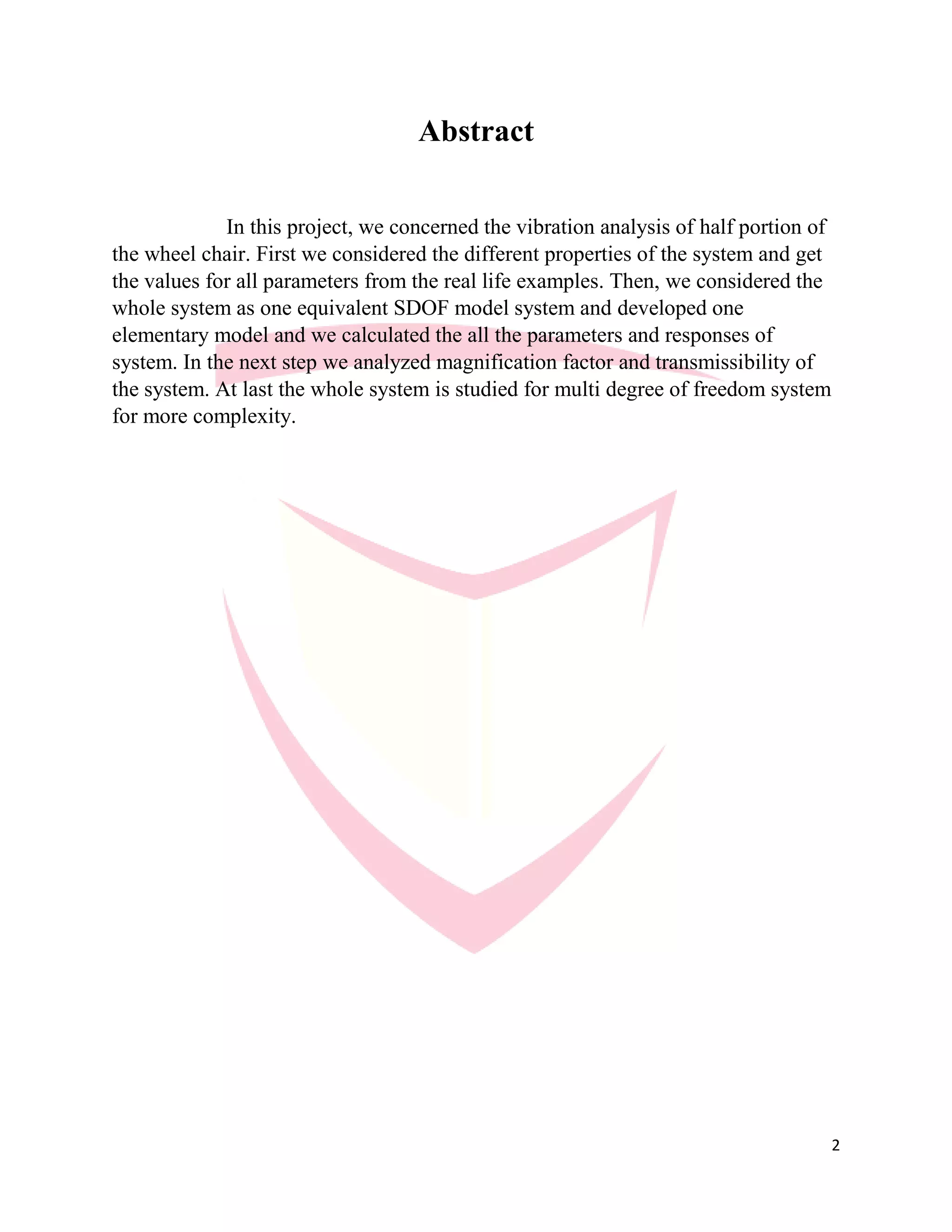 vibration of machines and structures | PDF