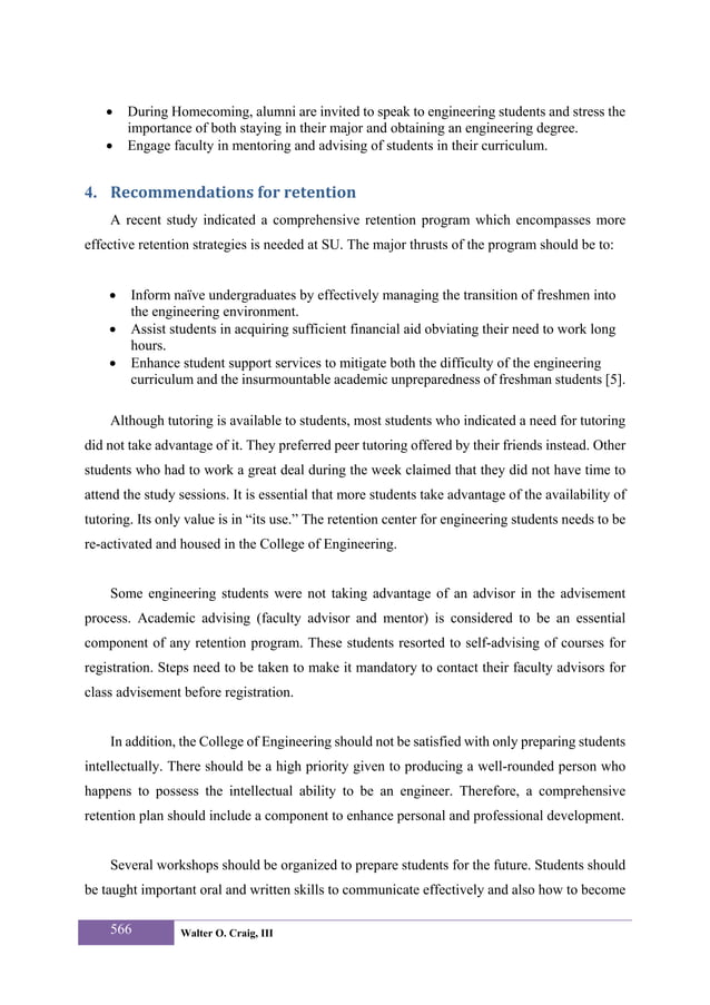 Strategies for Improving the Retention of Engineering and Technology ...