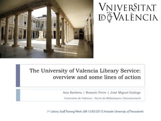 Erasmus Staff en la Aristotle University of Thessaloniki | PPT