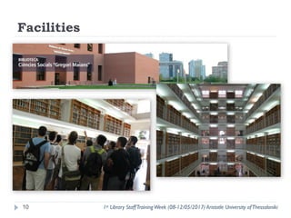 Erasmus Staff en la Aristotle University of Thessaloniki | PPT