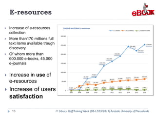 Erasmus Staff en la Aristotle University of Thessaloniki | PPT