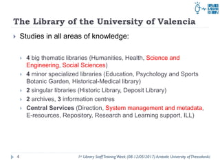 Erasmus Staff en la Aristotle University of Thessaloniki | PPT