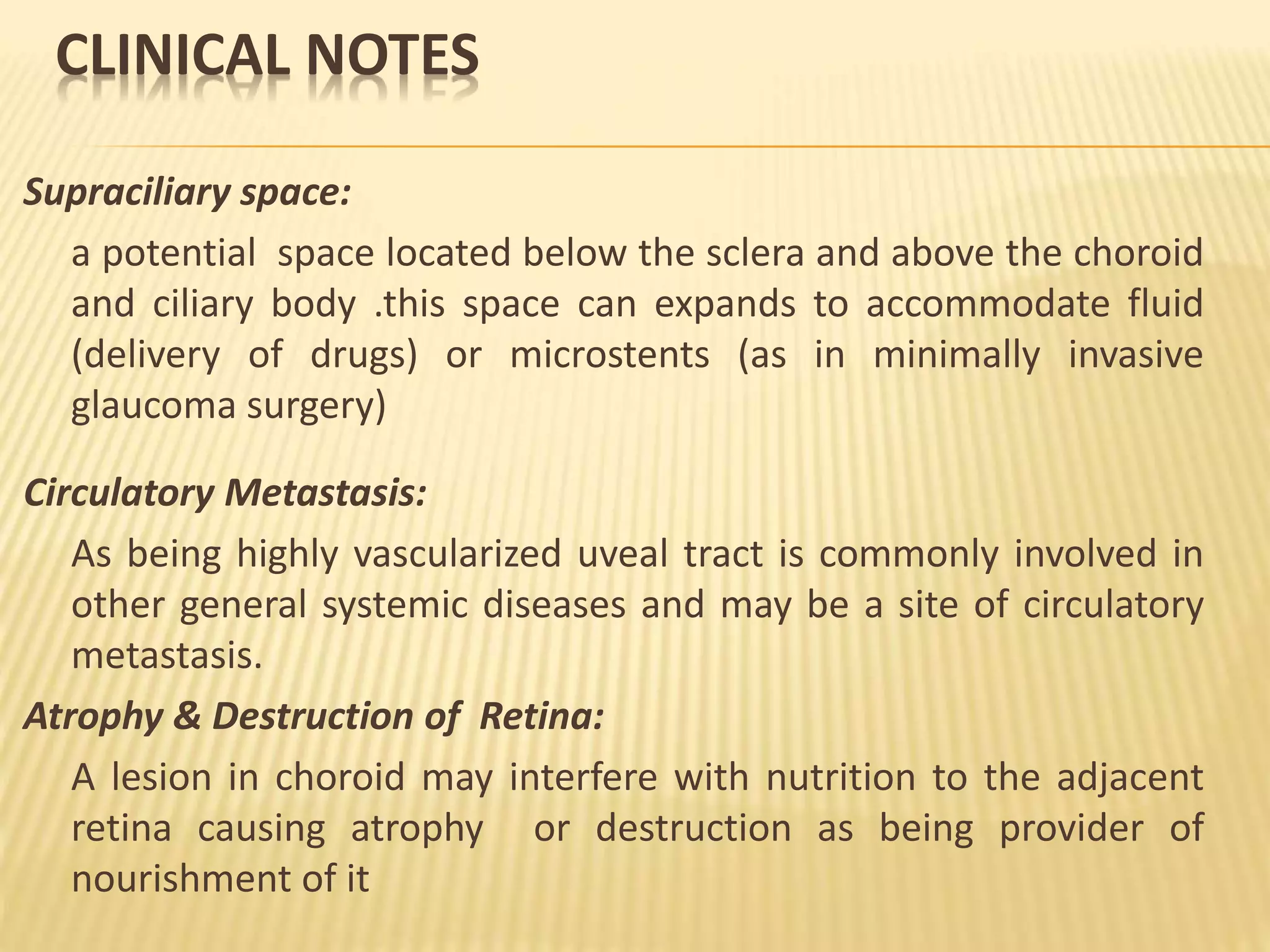 Uveal tract anatomy | PPTX