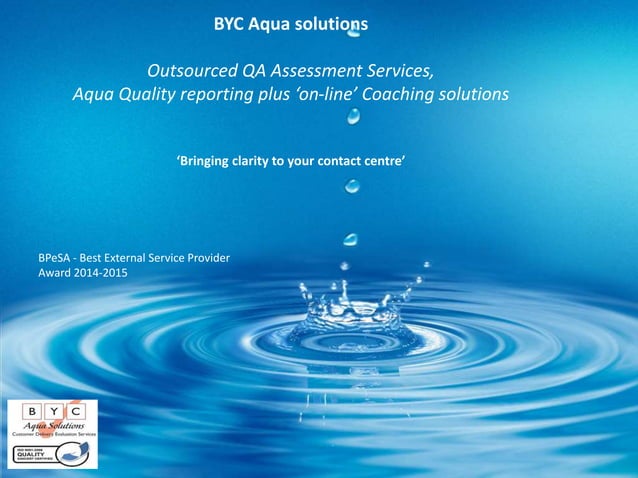 BYC Sales presentation 2015 | PPT