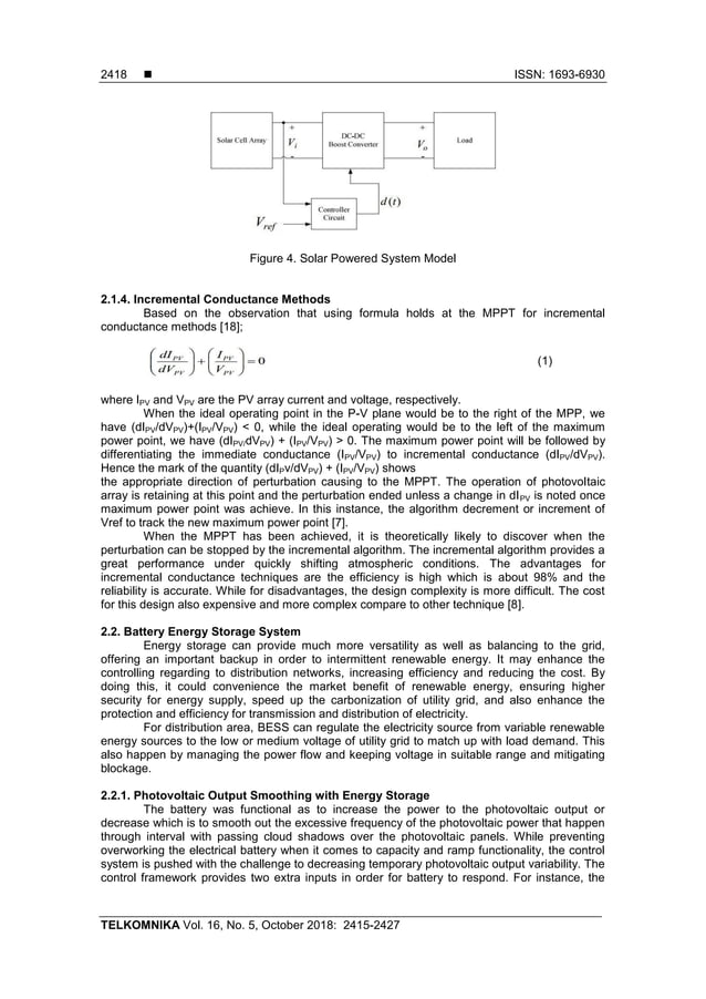 Control Strategy for Distributed Integration of Photovoltaic and Battery Energy Storage System ...