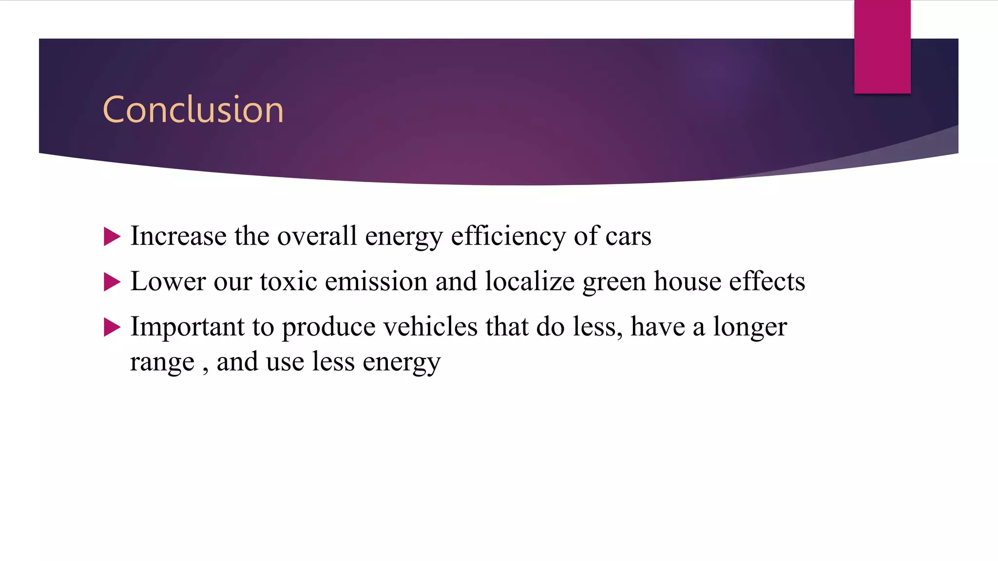 Electric cars and technology | PPTX