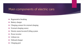 Electric cars and technology | PPTX