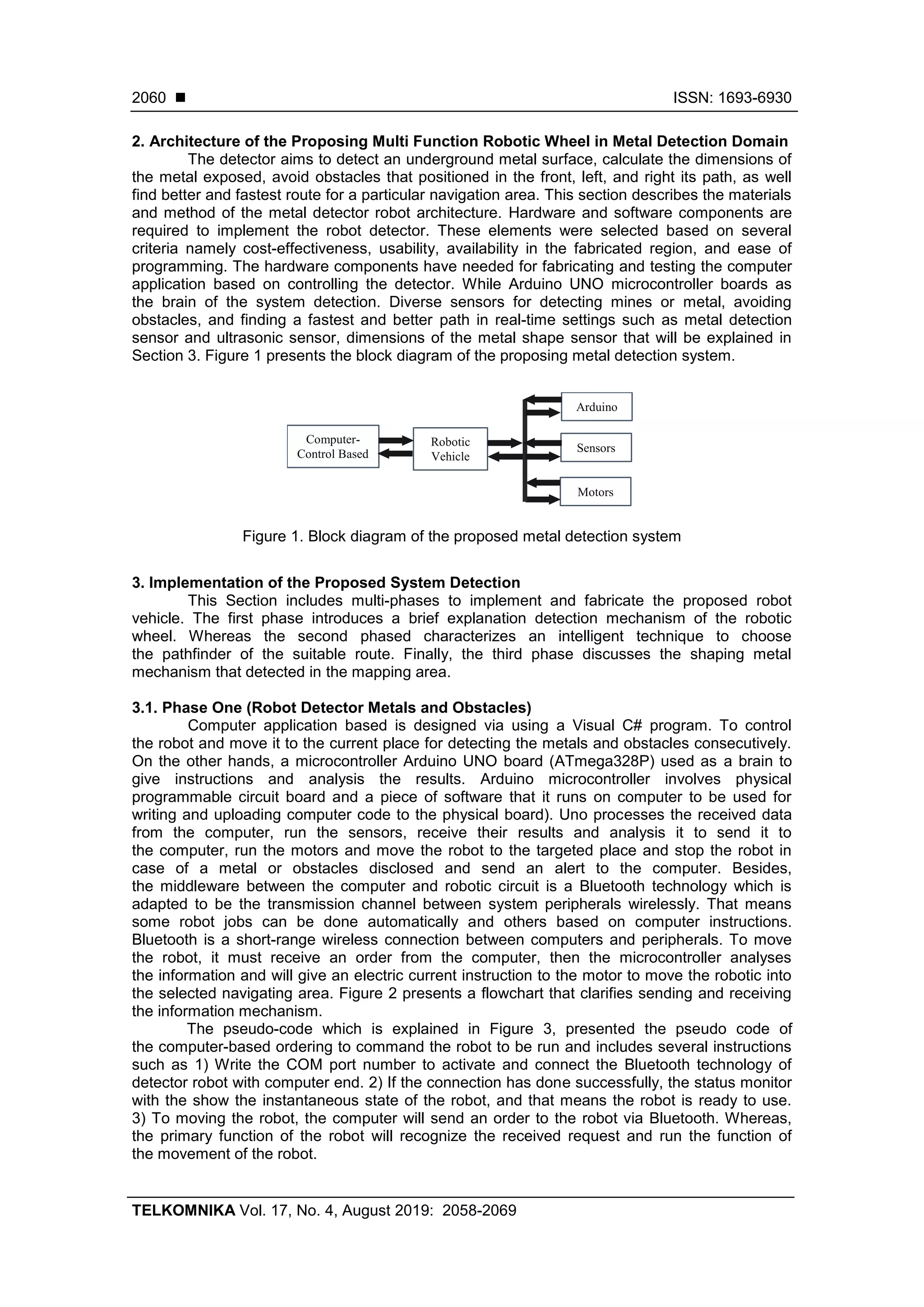 Multi-function intelligent robotic in metals detection applications | PDF