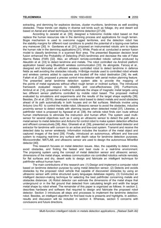 Multi-function intelligent robotic in metals detection applications | PDF
