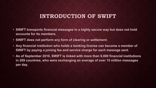 Nift and Swift | PPTX
