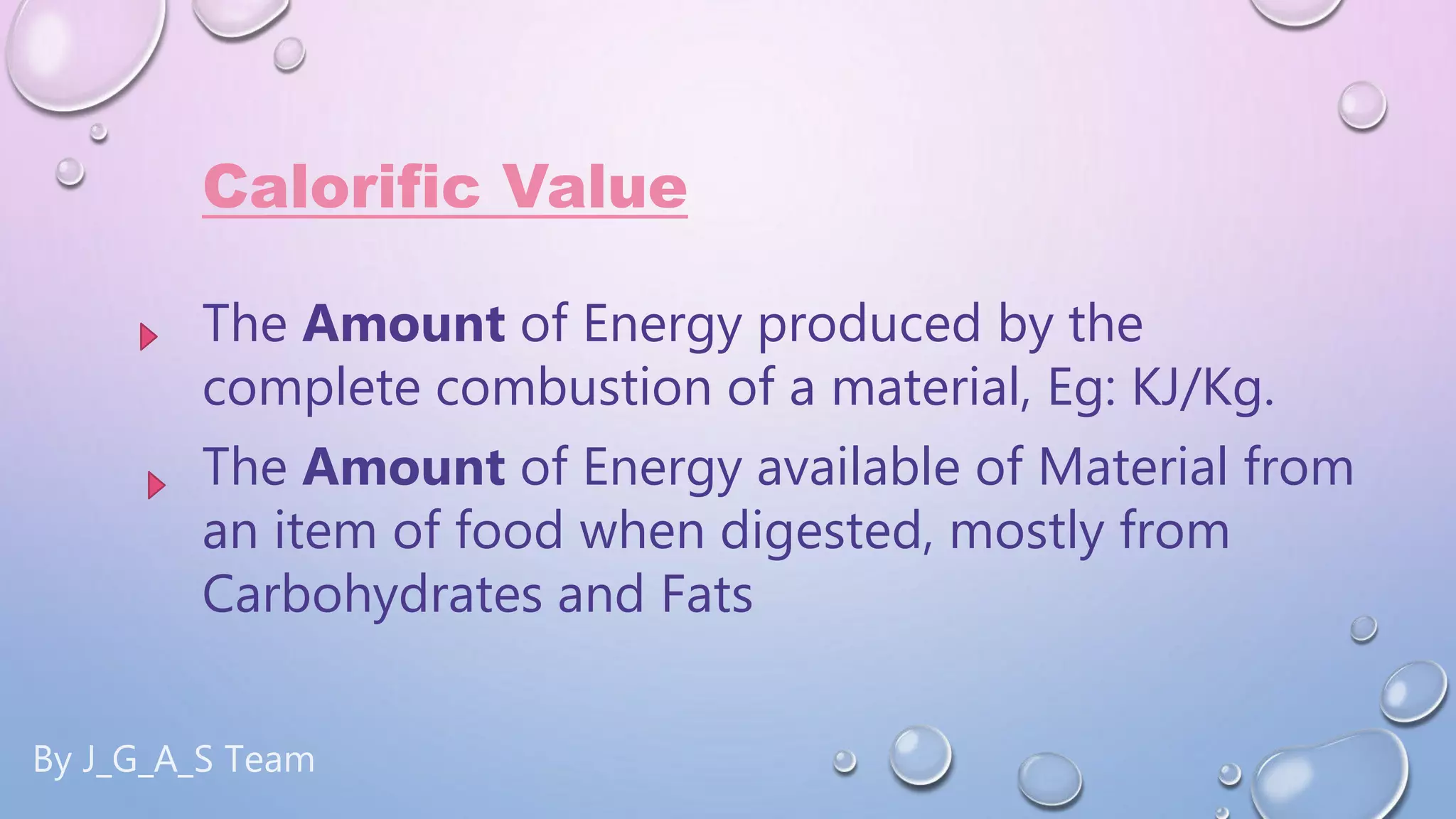 Calorific Value of Fuel with Its Method | PPTX