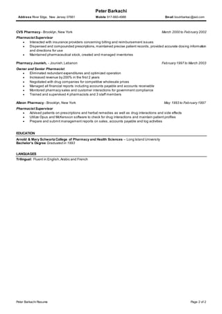 Peter Barkachi Resume (1) | DOCX