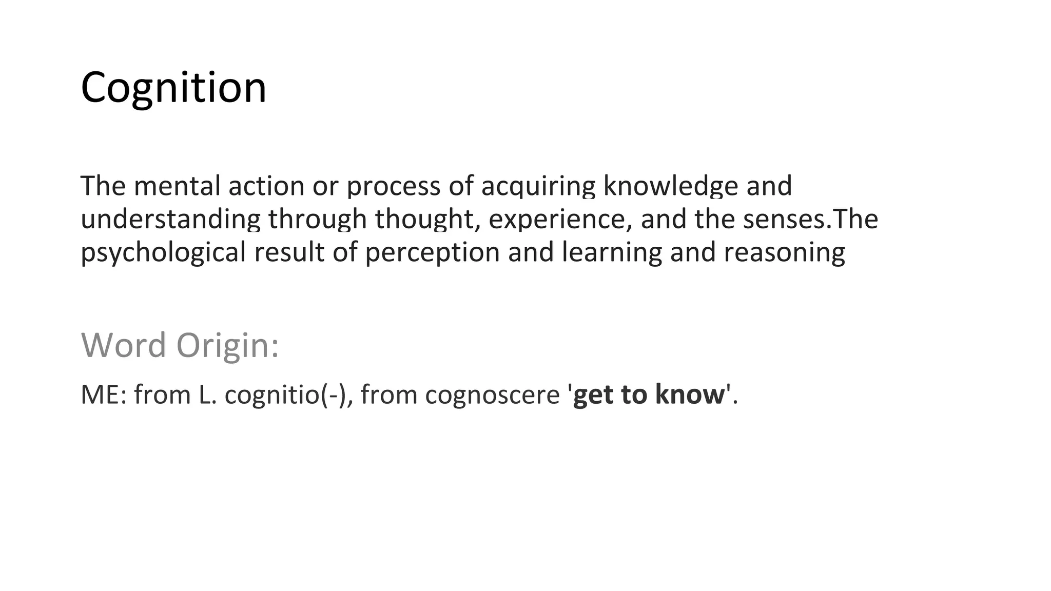 What is Cognitive Science?