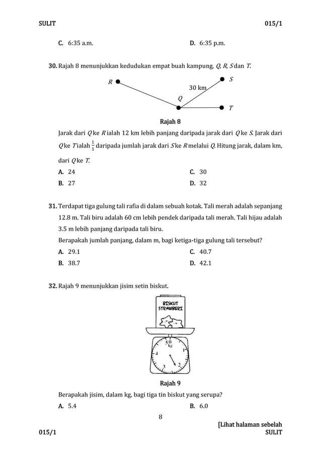 soalan math tahun 6 2020 | PDF