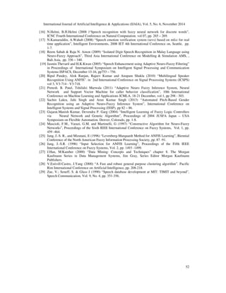 ADAPTIVE NETWORK BASED FUZZY INFERENCE SYSTEM FOR SPEECH RECOGNITION THROUGH SUBTRACTIVE ...