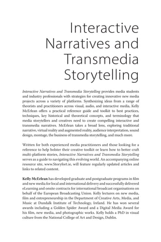 Interactive narratives and transmedia storytelling Creating Immersive ...