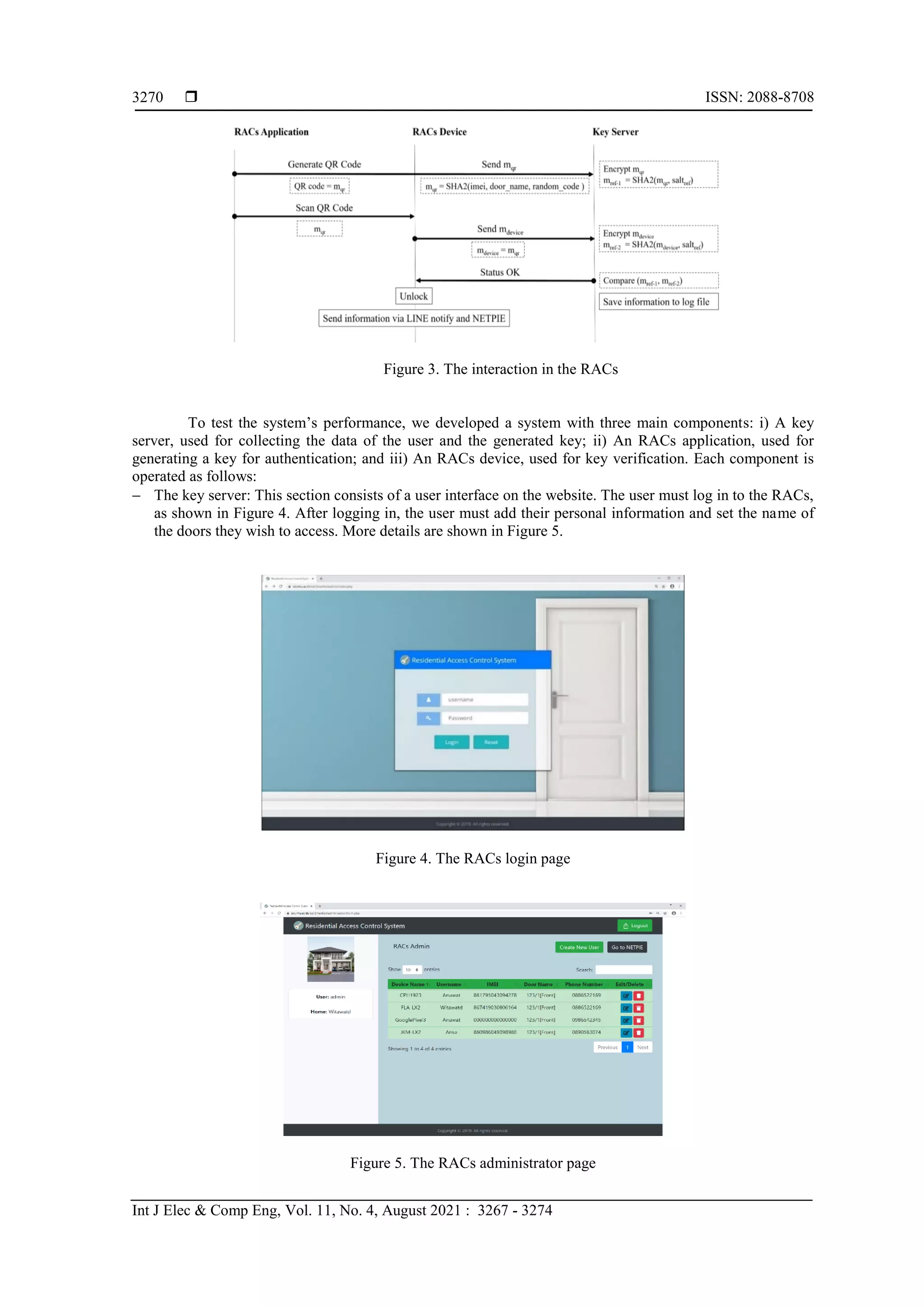 Residential access control system using QR code and the IoT | PDF