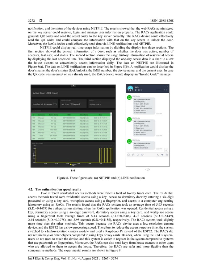 Residential access control system using QR code and the IoT | PDF