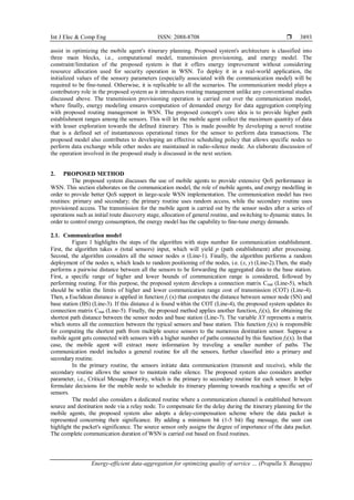 Energy-efficient data-aggregation for optimizing quality of service using mobile agents in ...