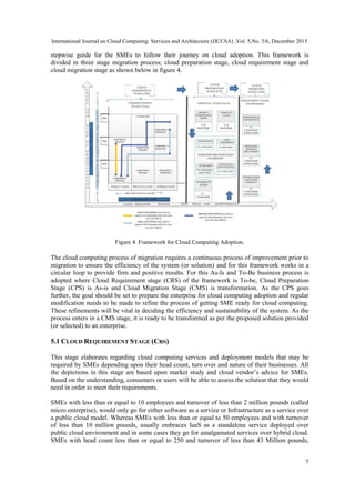 Framework for Cloud Computing Adoption: A Roadmap for Smes to Cloud Migration | PDF
