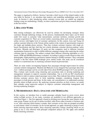 UNDERSTANDING CUSTOMERS' EVALUATIONS THROUGH MINING AIRLINE REVIEWS | PDF