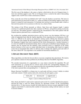 BINARY DECISION TREE FOR ASSOCIATION RULES MINING IN INCREMENTAL DATABASES | PDF