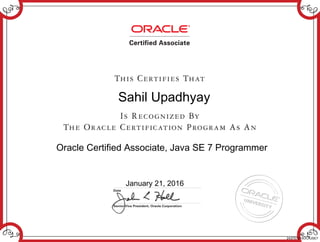 Oracle_Certificate | PPT