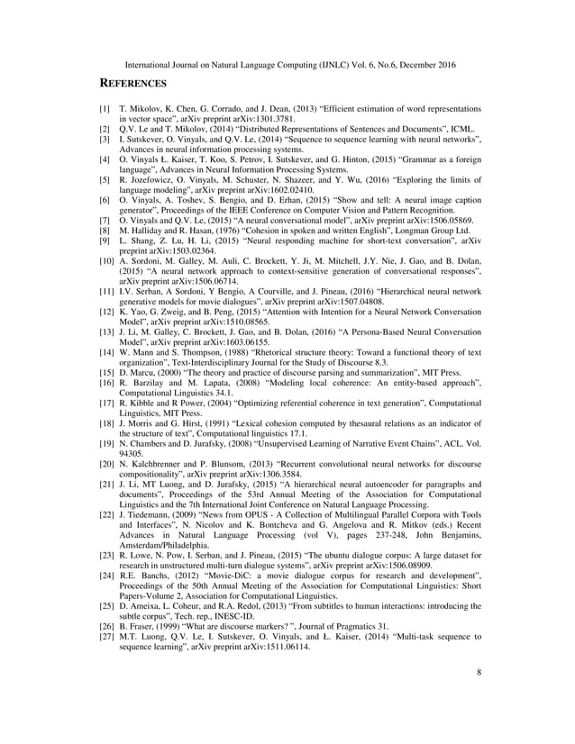 NEURAL DISCOURSE MODELLING OF CONVERSATIONS | PDF