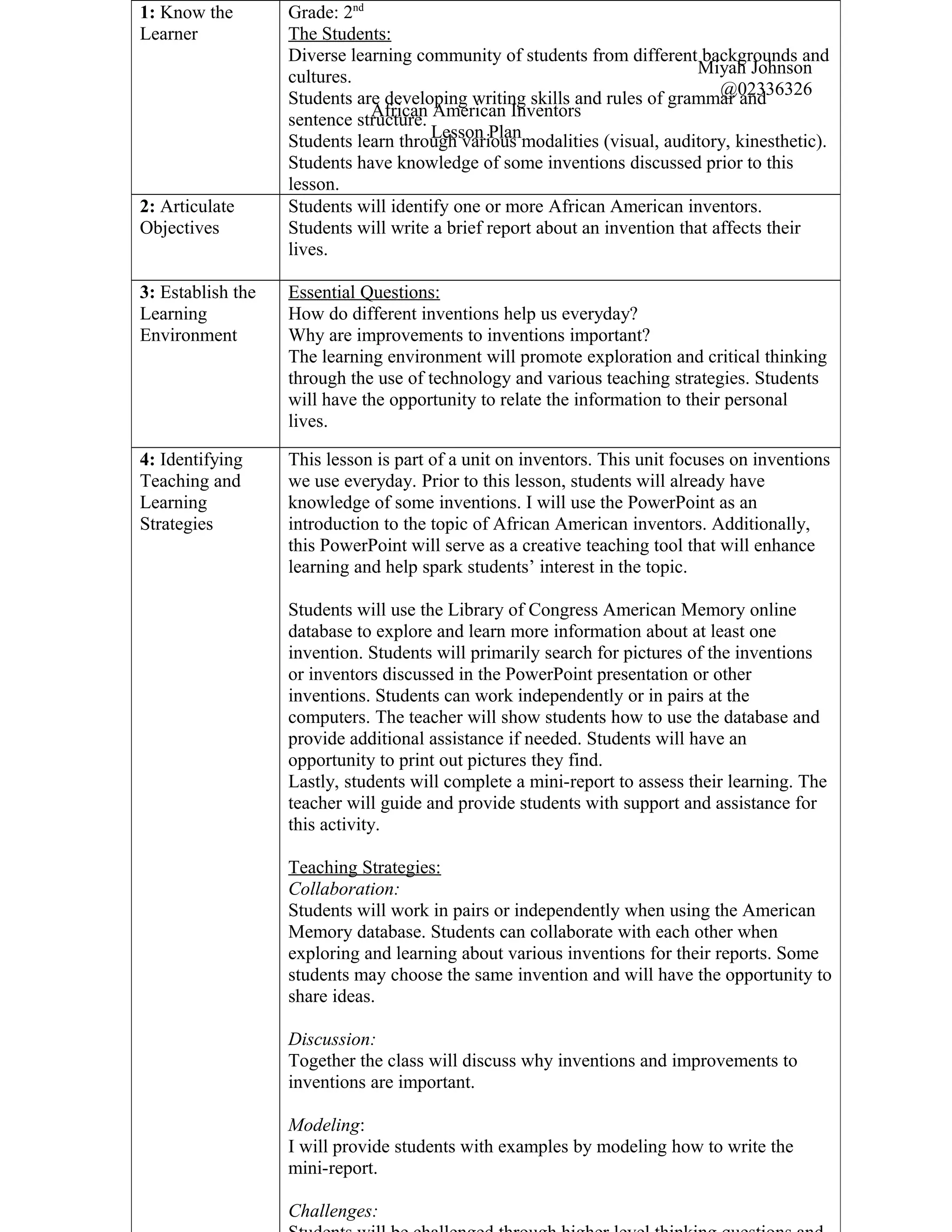 5617 african american inventors lesson plan | DOC