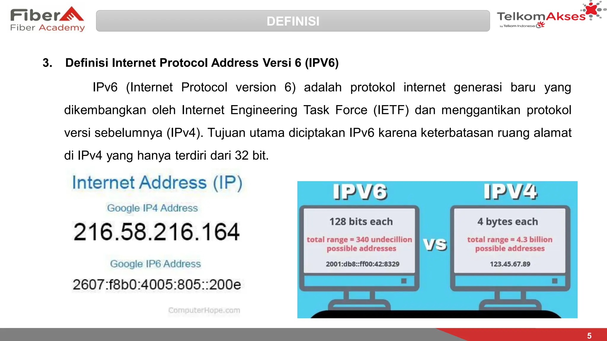 Internet protocol address versi 6.tujuan | PPT