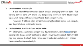 Internet protocol address versi 6.tujuan | PDF