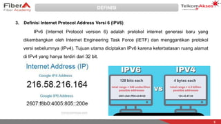 Internet protocol address versi 6.tujuan | PDF