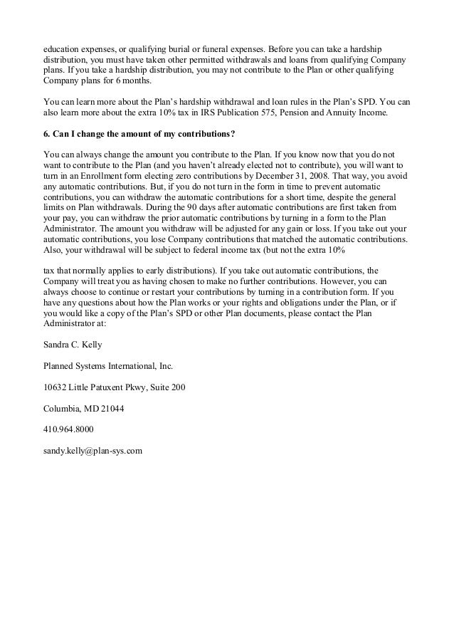 401k QACA Notice 2009 401k-qaca-notice-2009
