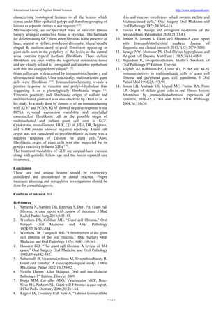 Giant cell fibroma | PDF