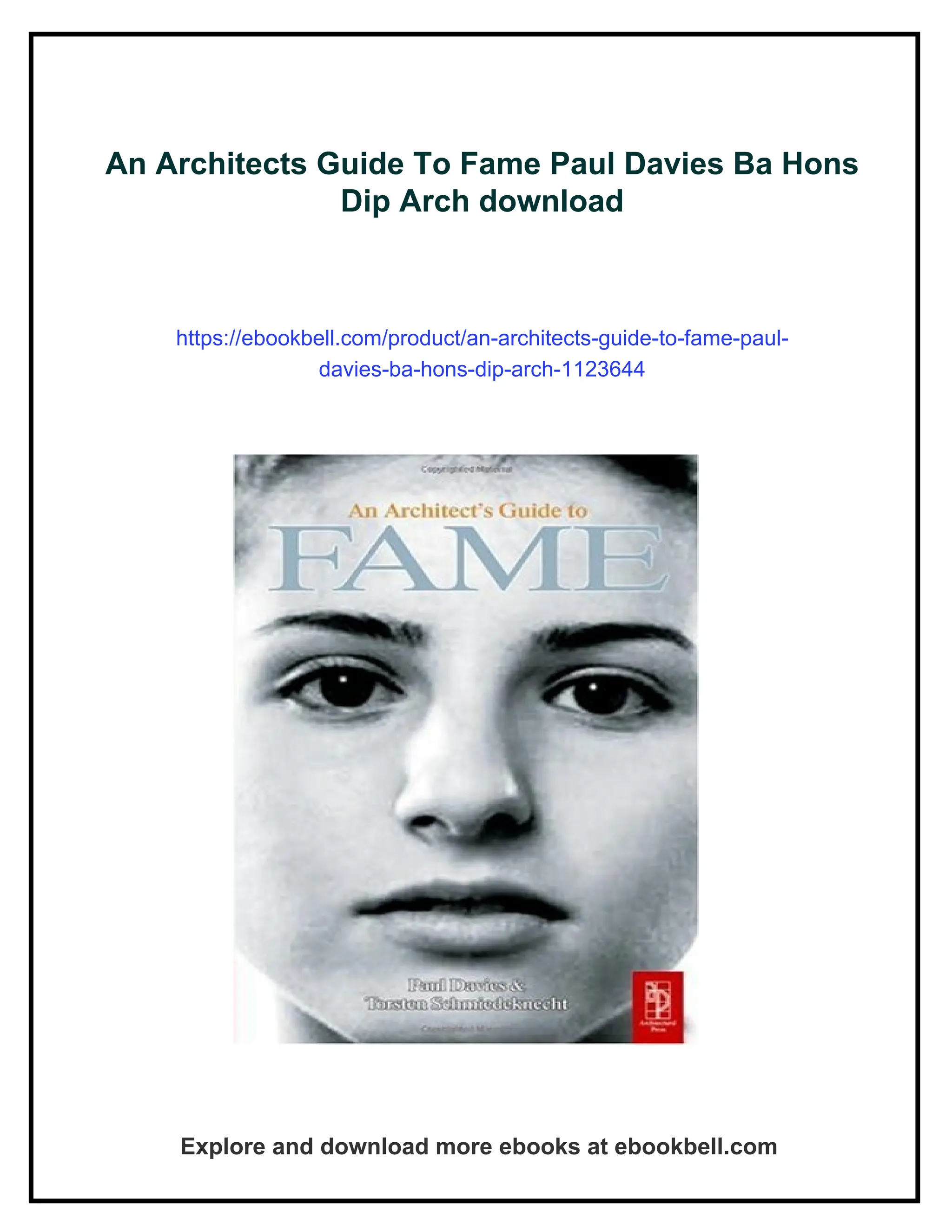 An Architects Guide To Fame Paul Davies Ba Hons Dip Arch | PDF