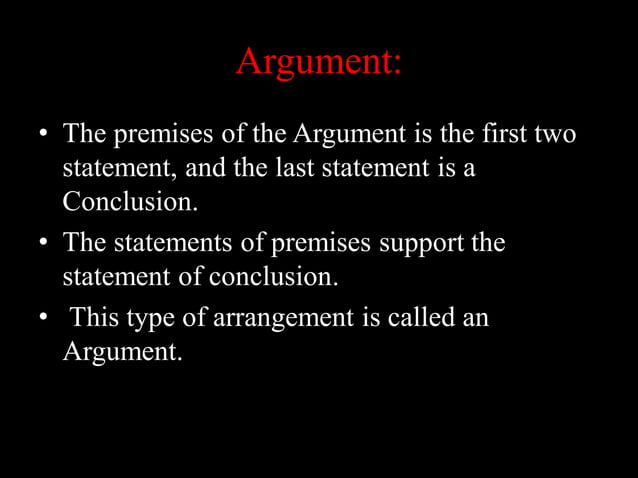 5_6192566572737889031 structure of argument | PPT