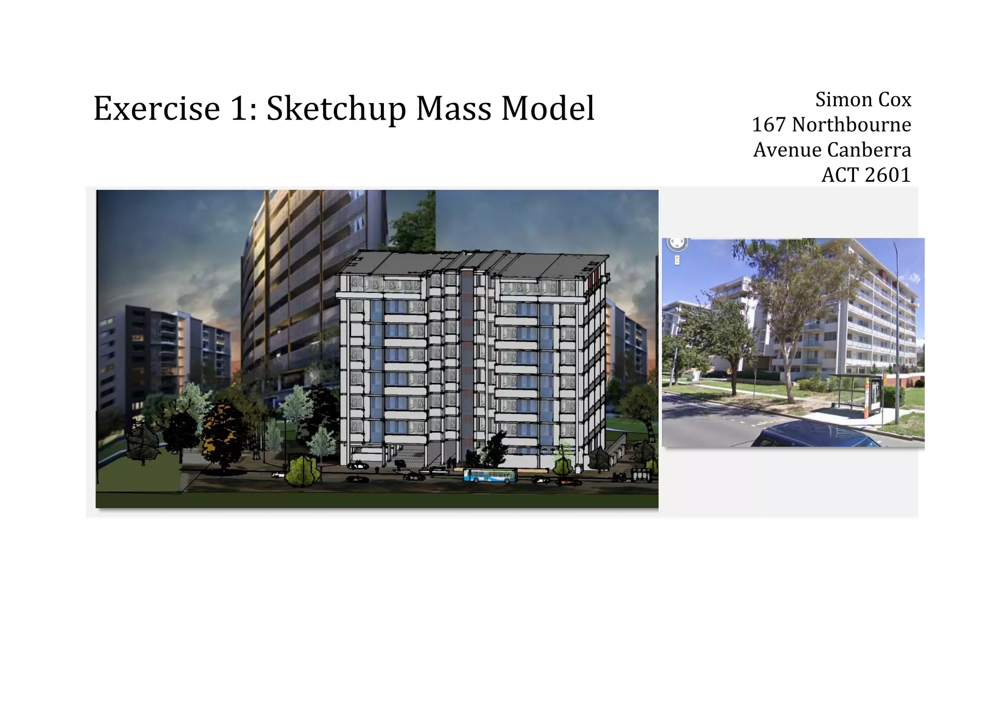 Sketchup Assignment Mass Modelling | PDF | Fitness and Exercise | Healthy Living