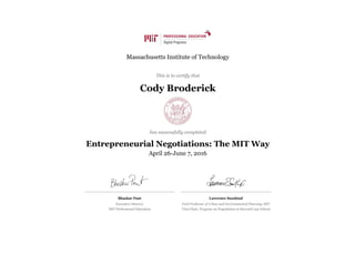 MIT Professional Education Certificate | PPT