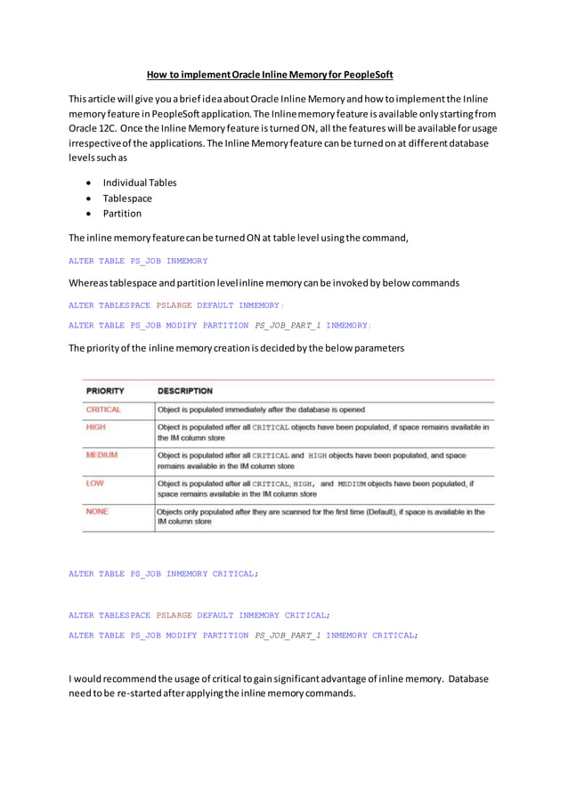 Oracle Inline Memory | PDF Oracle Inline Memory | PDF
