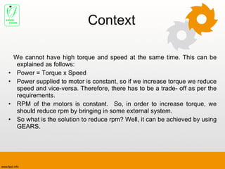 Introduction to Gears | PPT | Free Download