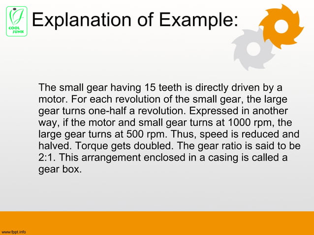 Introduction to Gears | PPT