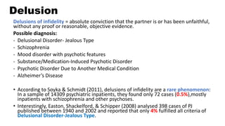 Non-delusional Morbid Jealousy [2019] | PPT