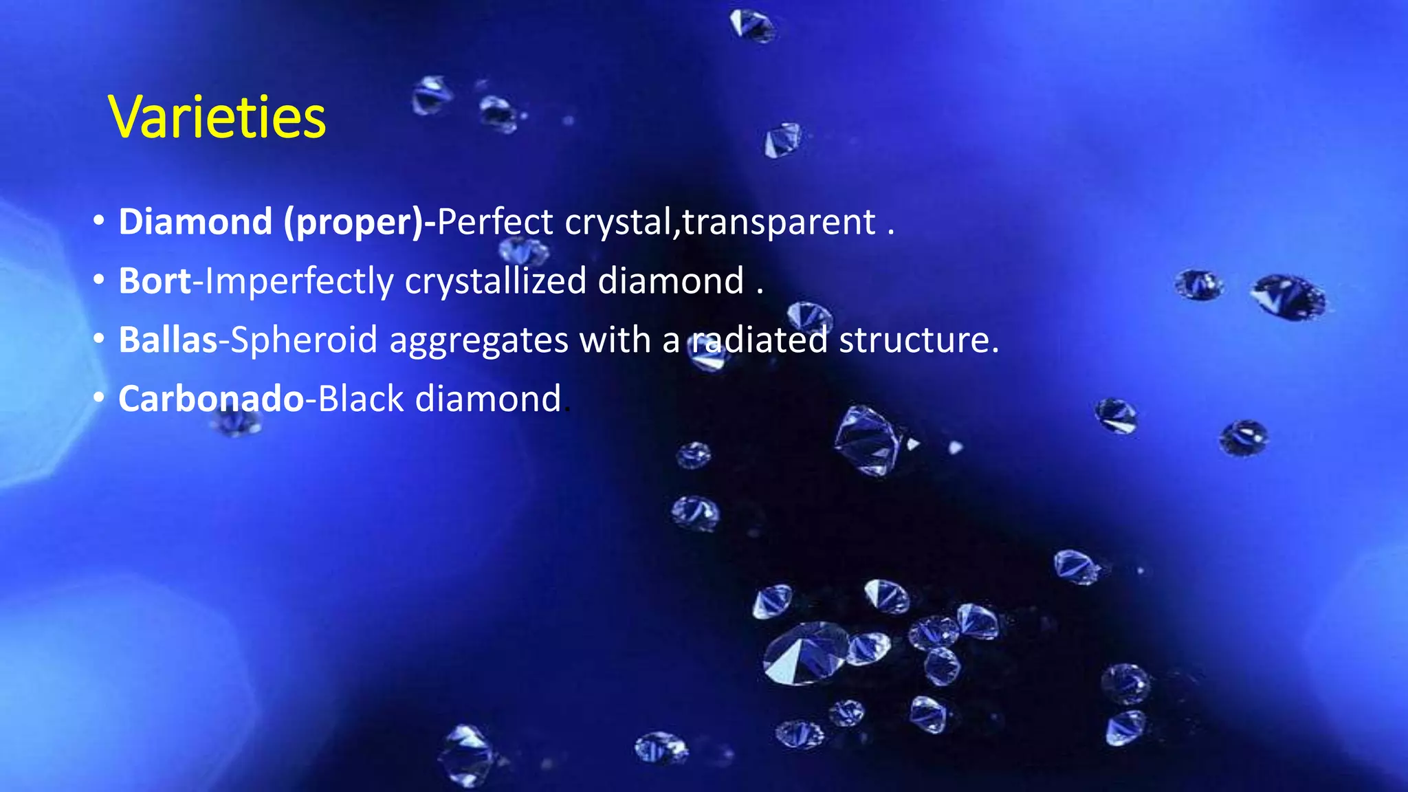 Diamond.pptx | Commodities | Economy