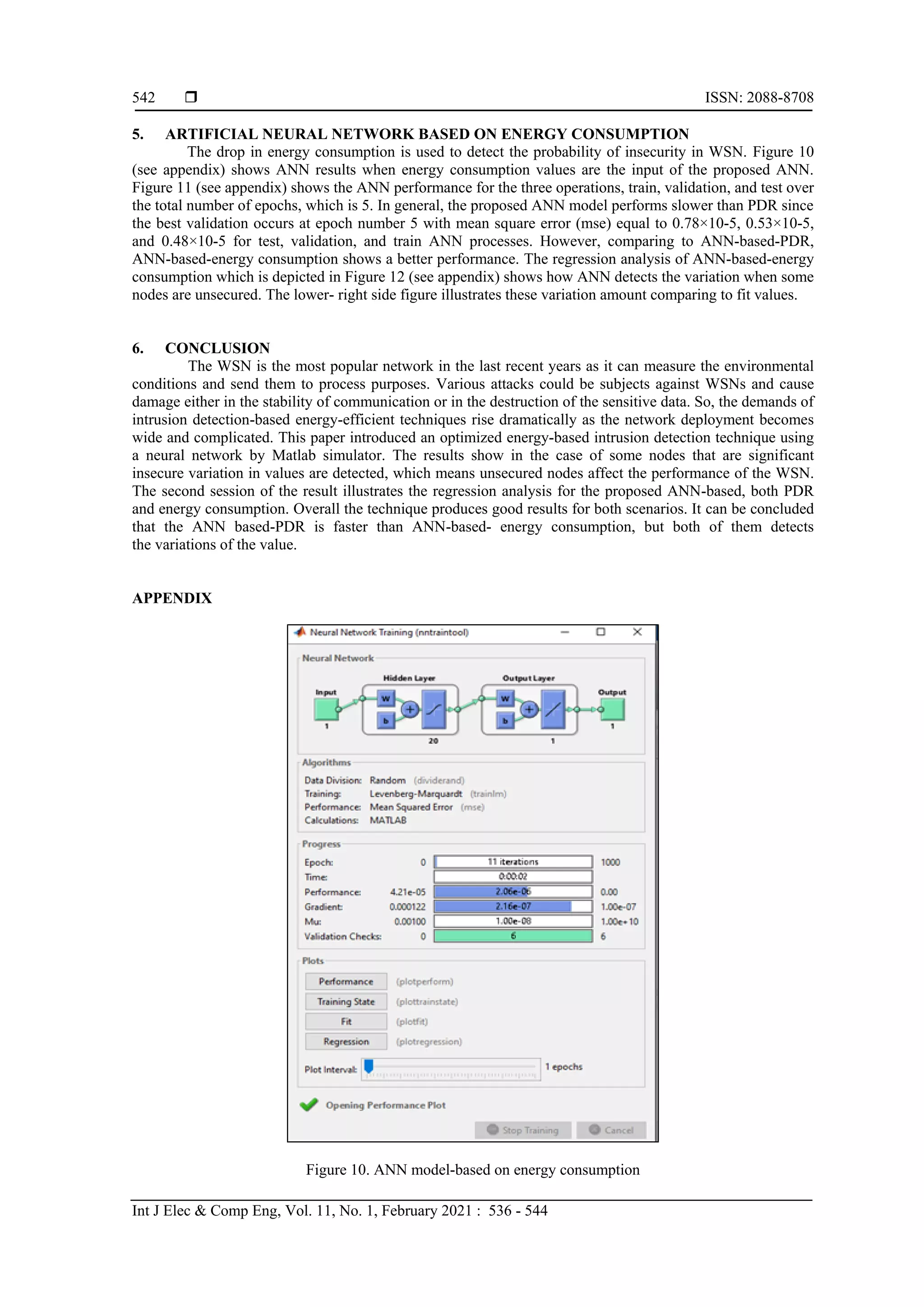 Secured Node Detection Technique Based On Artificial Neural Network For