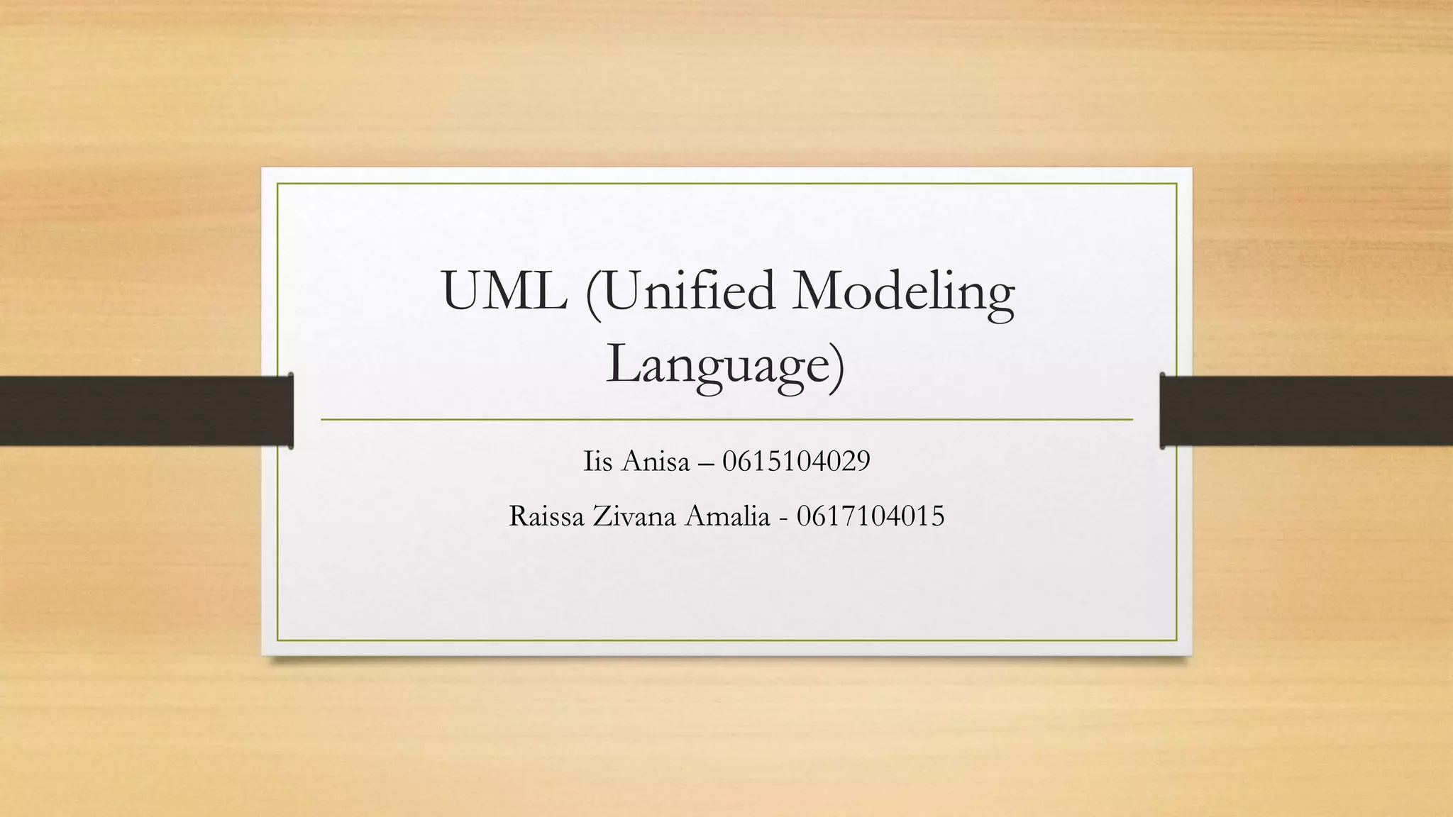 UML (Unified Modeling Language) - Rekayasa Perangkat Lunak | PPTX
