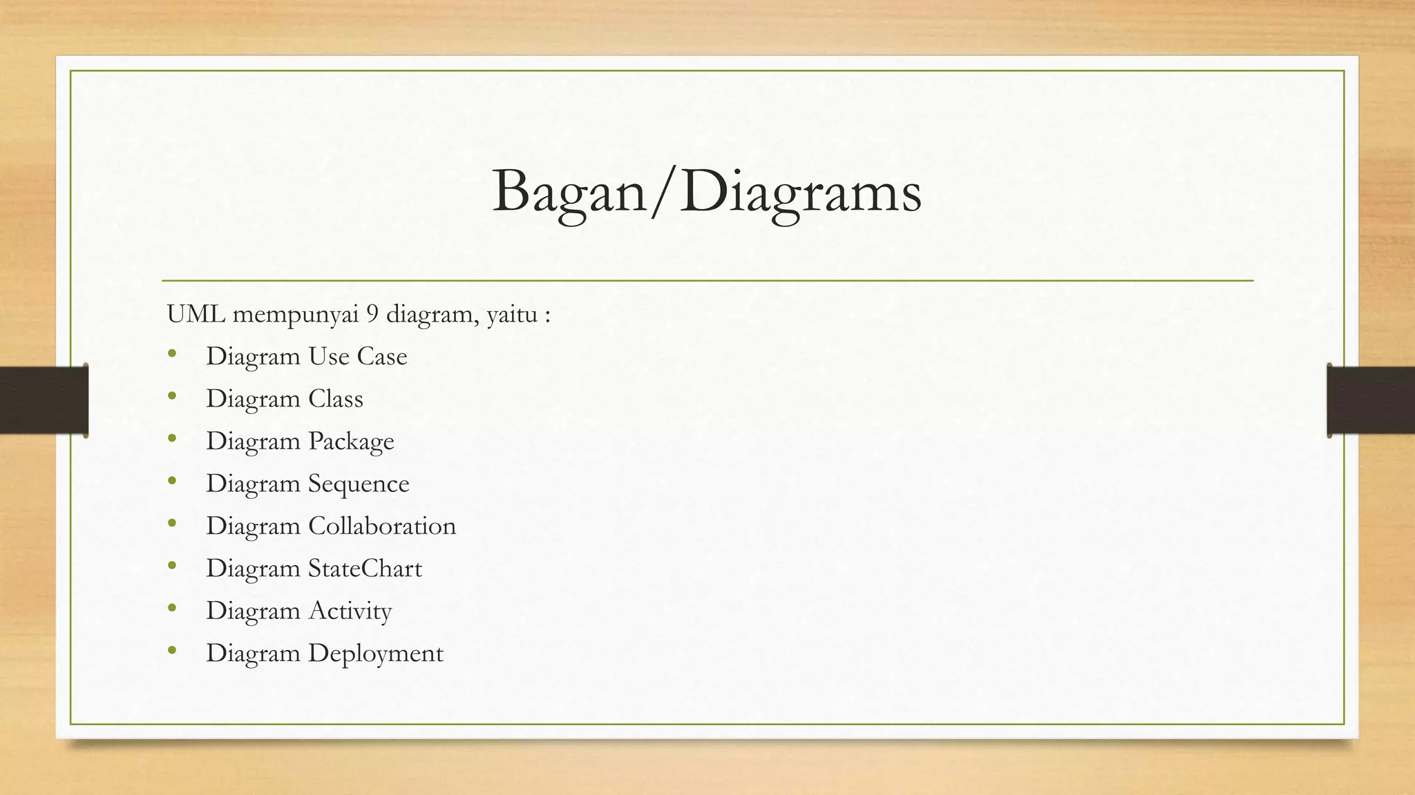 UML (Unified Modeling Language) - Rekayasa Perangkat Lunak | PPTX