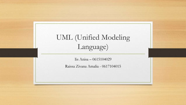UML (Unified Modeling Language) - Rekayasa Perangkat Lunak | PPTX