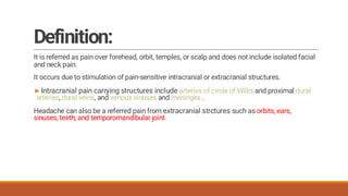 Approach to management of child with headache | PDF