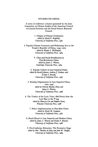 Neo Confucian Education Wm. Theodore De Bary (Editor) | PDF