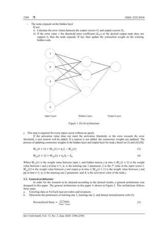 Financial technology forecasting using an evolving connectionist system for lenders and ...